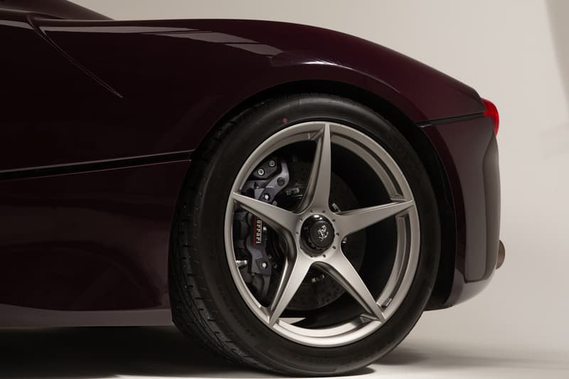 Ferrari Laferrari Custom Rims LOMA FX1 SL Forged Wheel Set Brushed