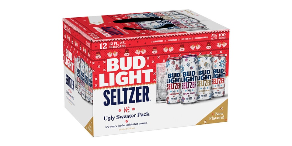 Bud Light Seltzer Ugly Sweater Pack Release 2021 | HYPEBEAST