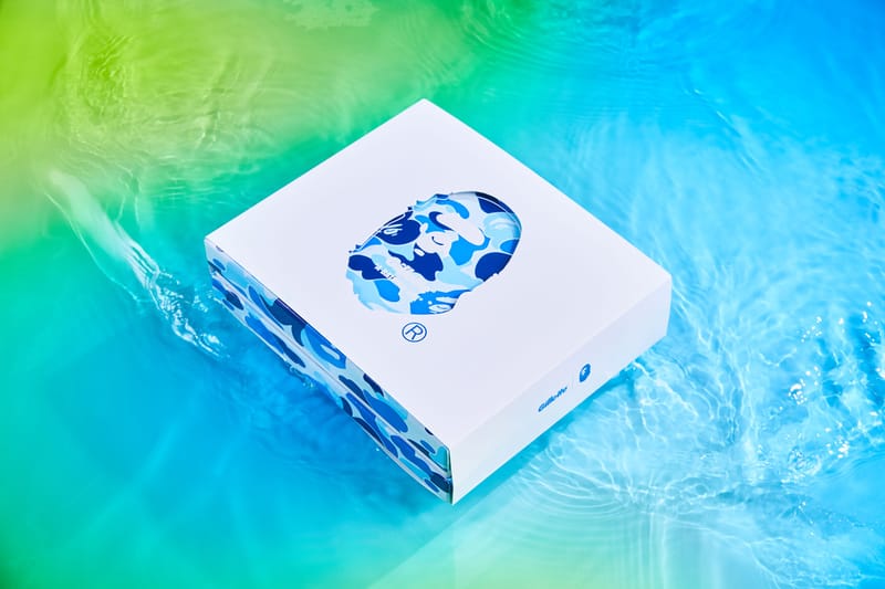 BAPE Gillette Blue Camo Razor Collaboration Lookbook | Hypebeast