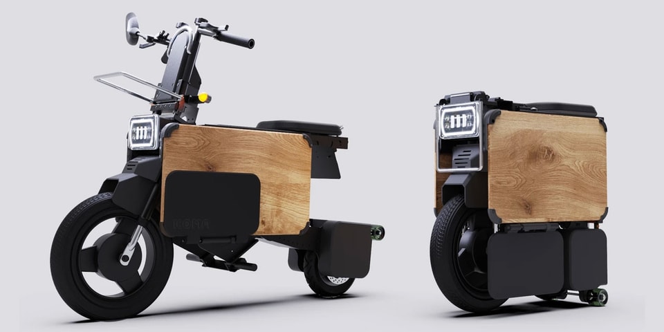 This Japanese Motorbike Can Fold Into a Compact Square | Hypebeast