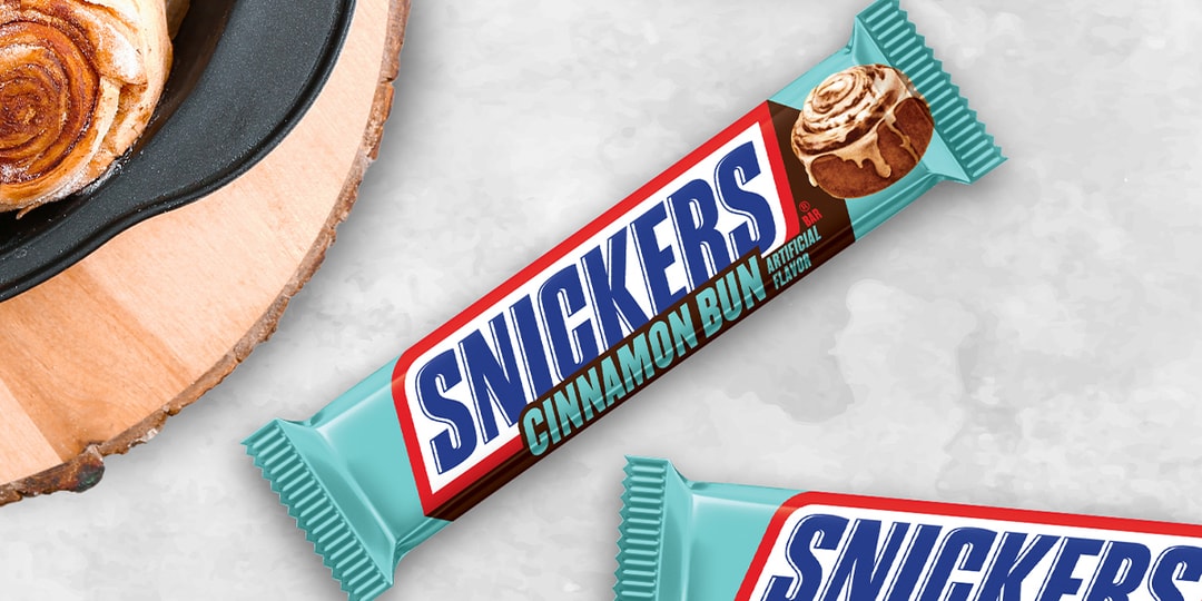 Snickers Cinnamon Bun Candy Bar Release | Hypebeast
