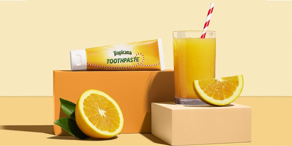 Tropicana's Limited-edition Toothpaste Launch | Hypebeast