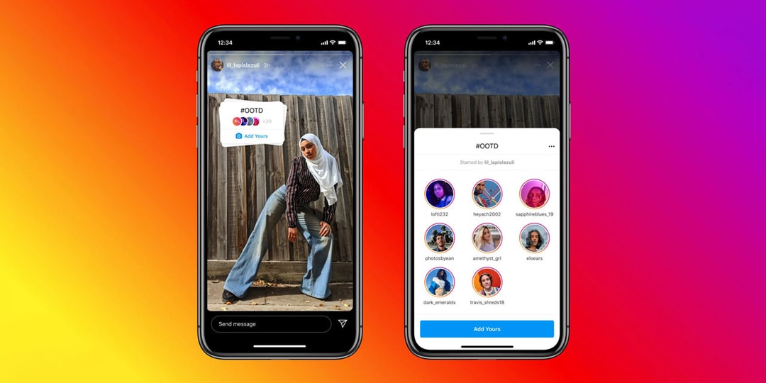 Instagram Launches 'Add Yours' Sticker to Promote More Engagement on ...