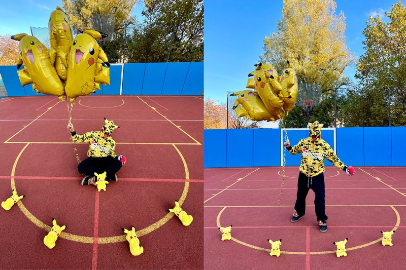 Kanto Starter Pikachu PIKA FACE HOODIE Release | Hypebeast