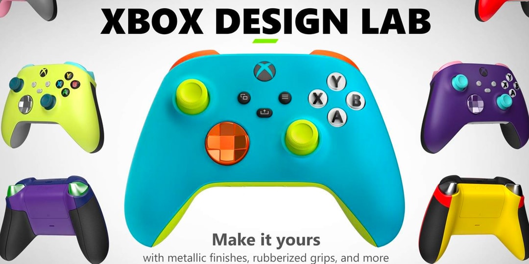 Microsoft Brings Back Xbox Design Lab Custom Controllers | Hypebeast