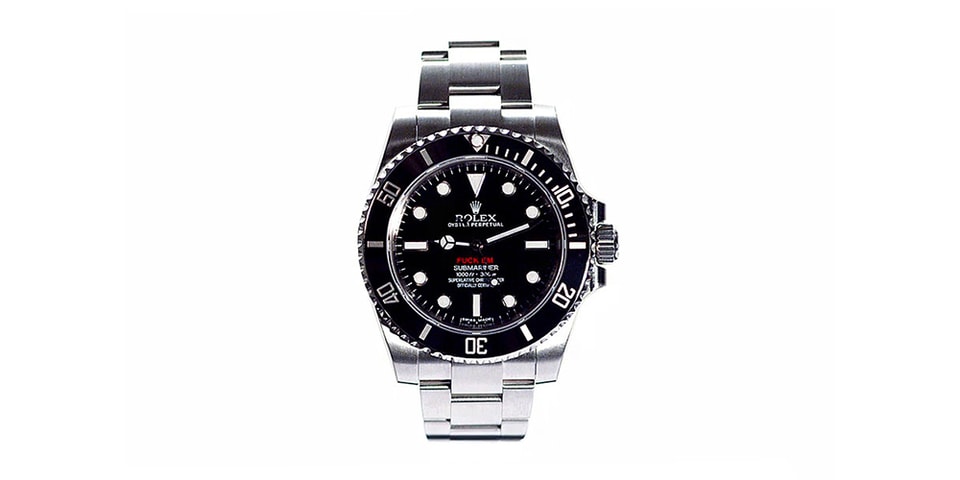 Supreme x Rolex Submariner "Fuck Em" Is Yours for $100k | HYPEBEAST