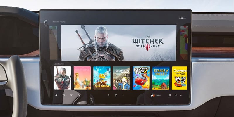 Tesla car gaming store