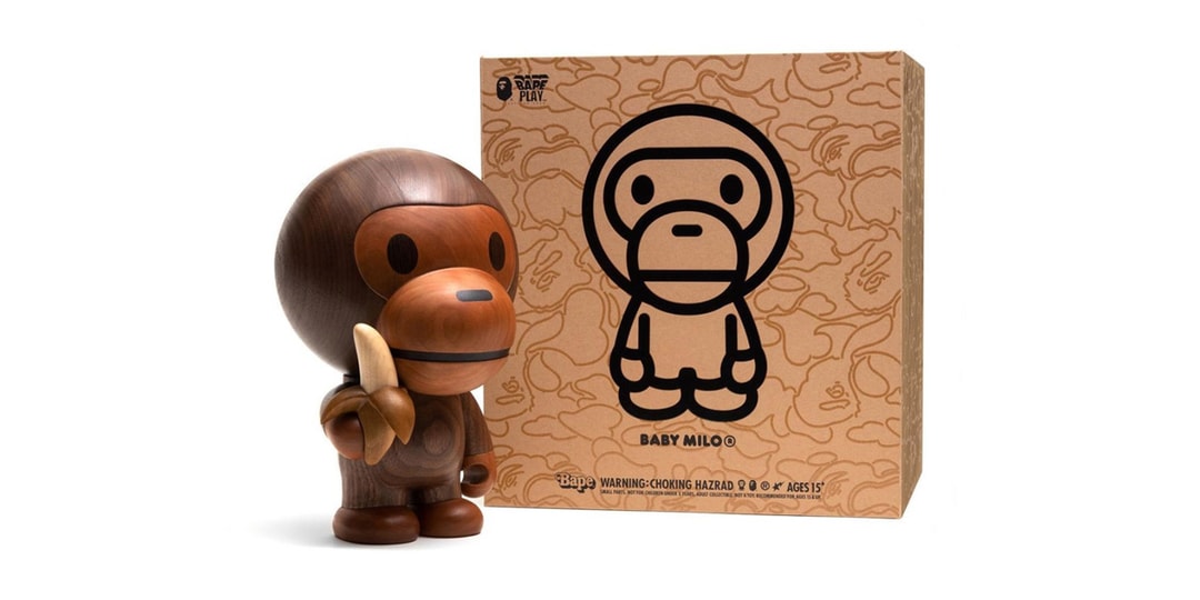 TOYQUBE x BAPE 'Wooden Milo' Sculpture Art | Hypeart