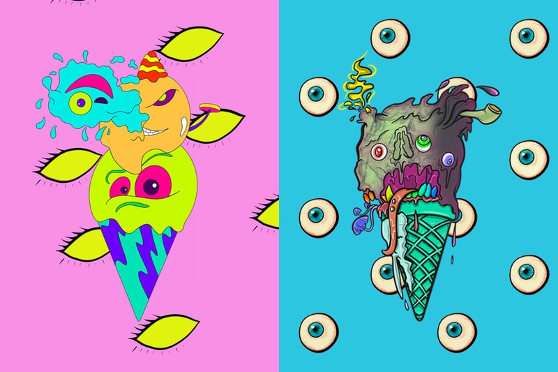 Trippy Gelato Creamery Psychedelic NFT Art | Hypebeast