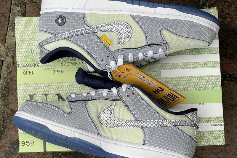 Union x Nike Dunk Low "Midnight Navy" First Look | Hypebeast