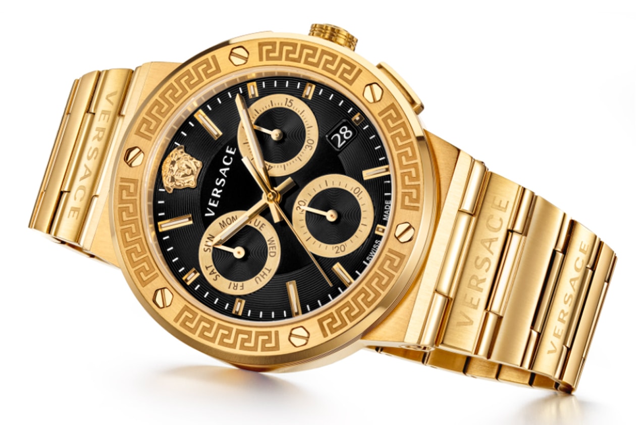 Versace Gift Guide Greca Logo Chrono Watch | Hypebeast