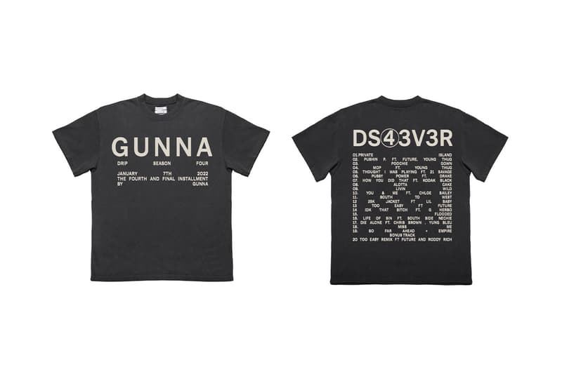 Gunna Drops 'DS4EVER' Merch Collection | Hypebeast