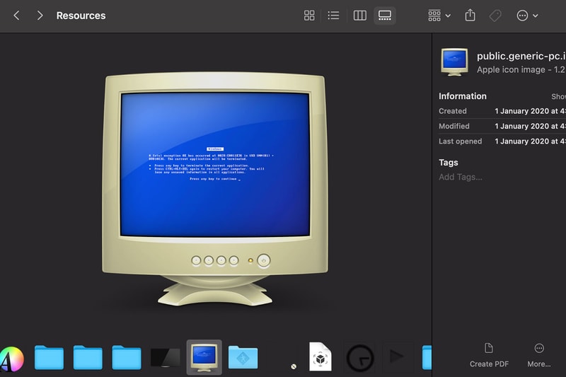 Retro Apple Product Icons Hidden in macOS | Hypebeast