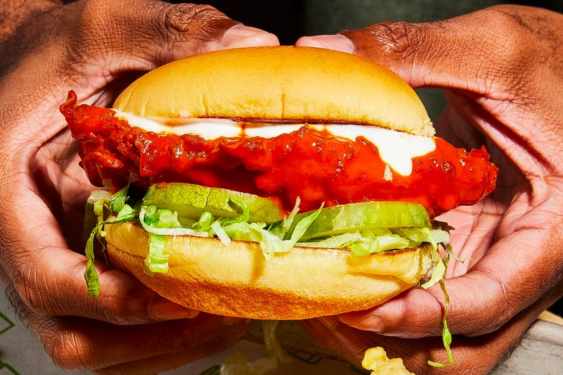 Shake Shack Buffalo Chicken Sandwich and Spiced Cheese Fries | Hypebeast