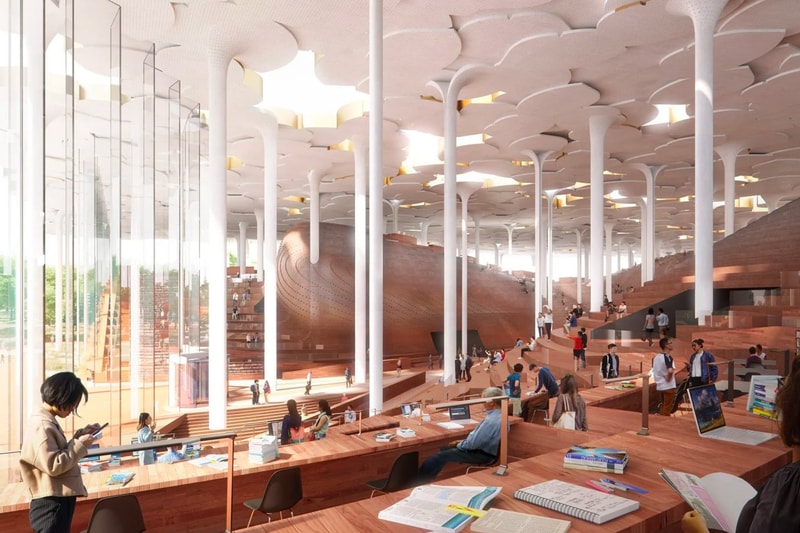 Snøhetta's Sub-Center Library Design for Beijing | Hypebeast