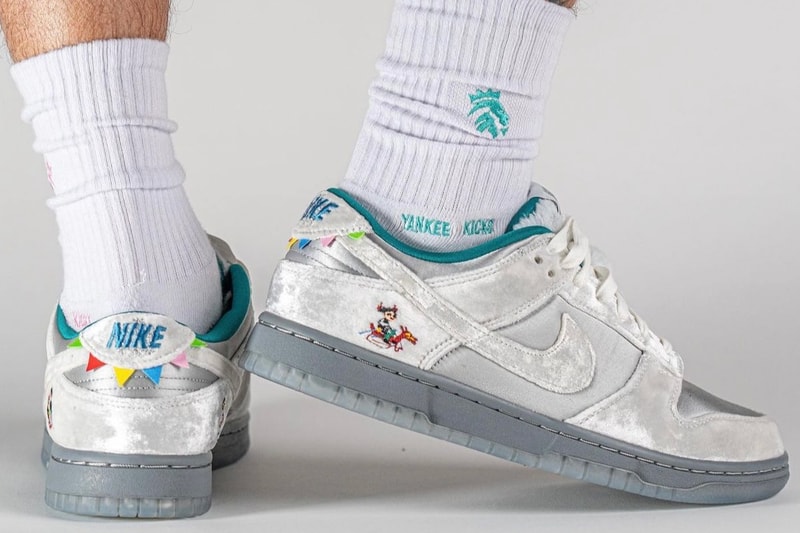 Nike Dunk Low "Ice" On-Foot Look | Hypebeast