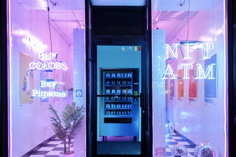 Neon NFT Vending Machine | Hypebeast
