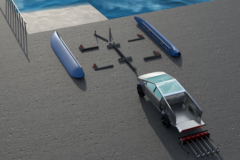 Tesla's Latest Cybercat Accessory Turns the Cybertruck Into a Catamaran ...