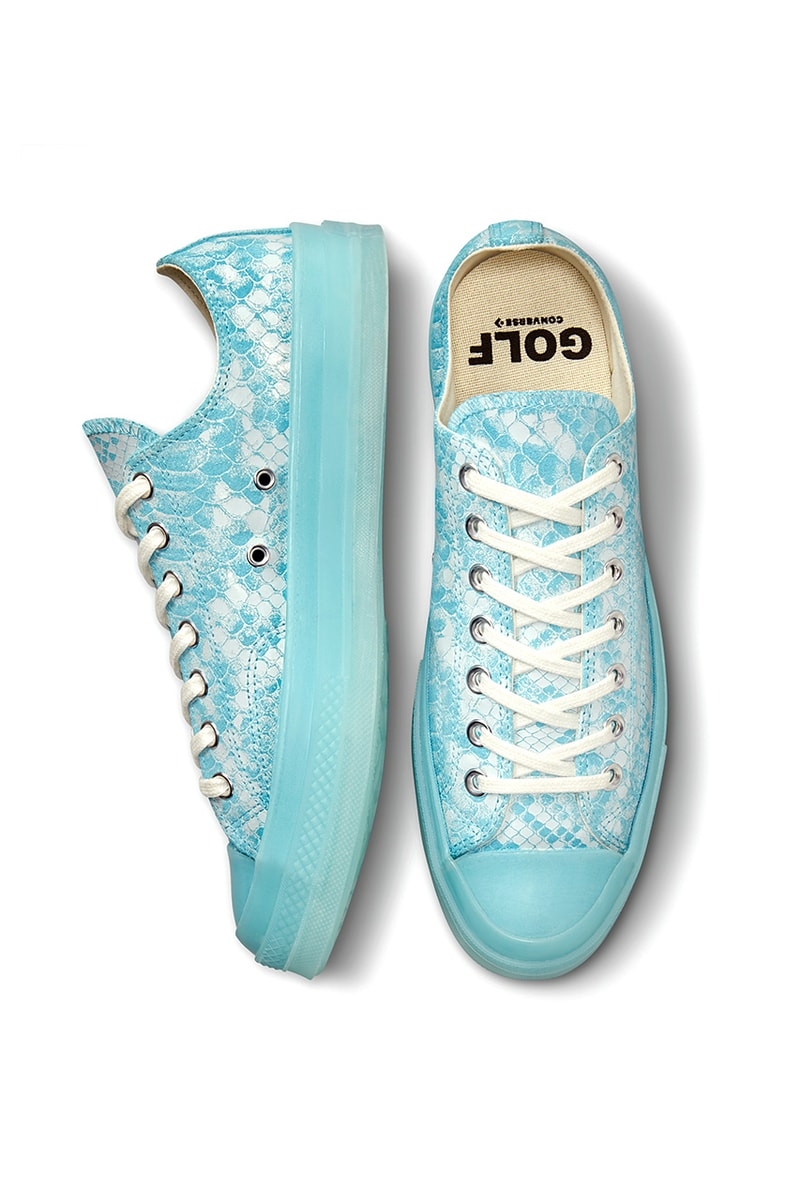 Golf Wang Converse Python Chuck 70 Low Pink Blue Release | Hypebeast