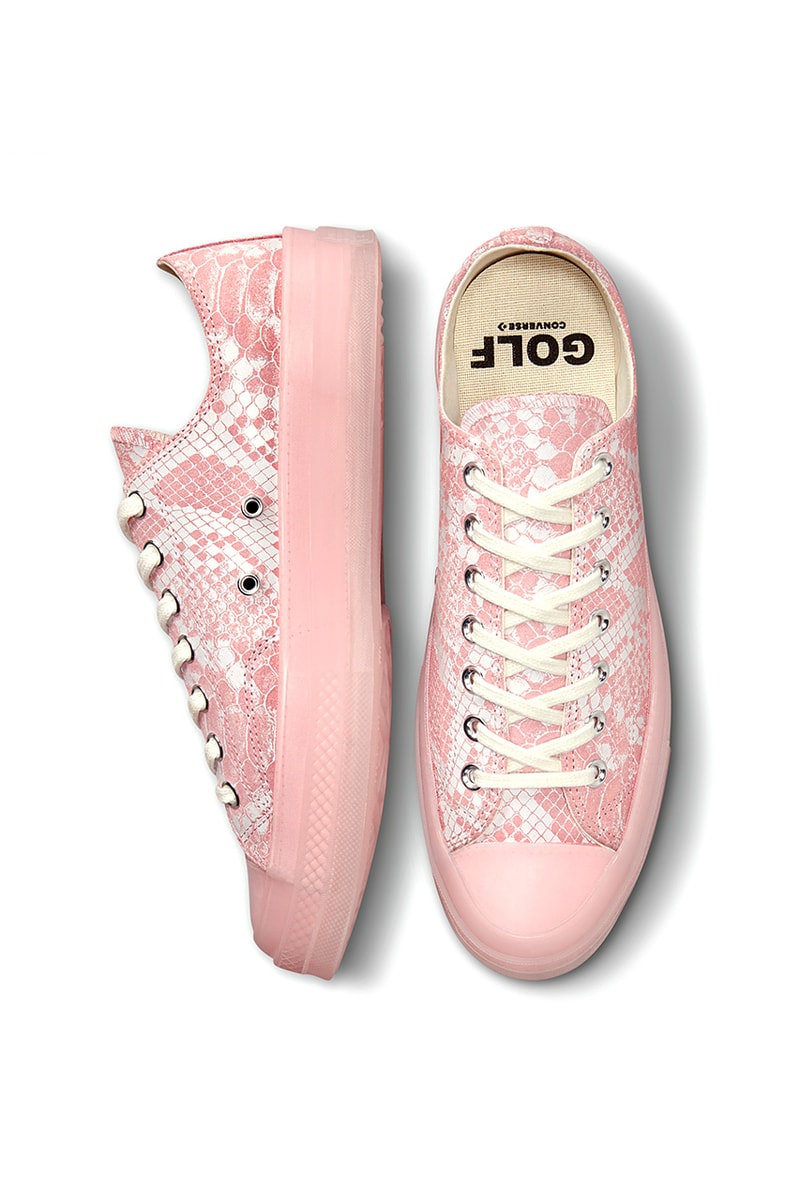 Golf Wang Converse Python Chuck 70 Low Pink Blue Release | Hypebeast