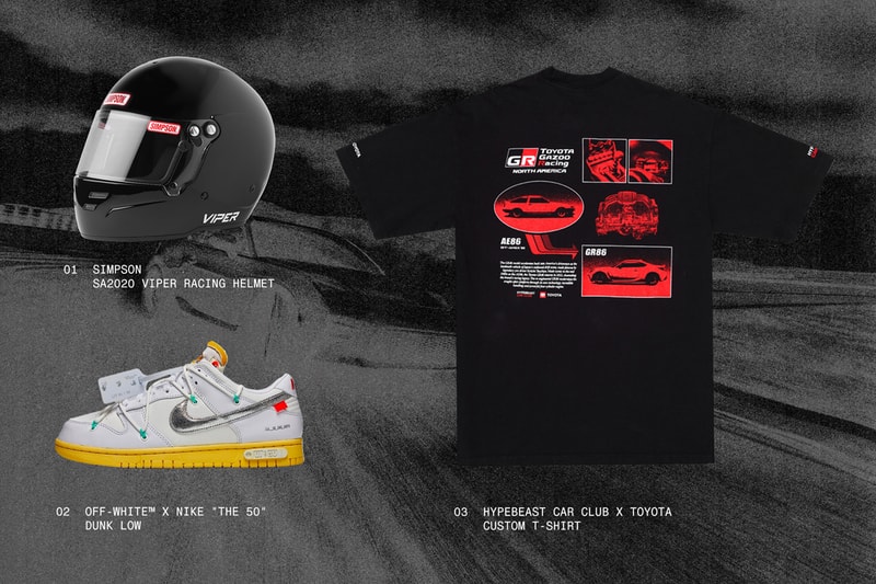 Toyota GR86 Merch Giveaway Sleek Auto-Themed Fit | Hypebeast