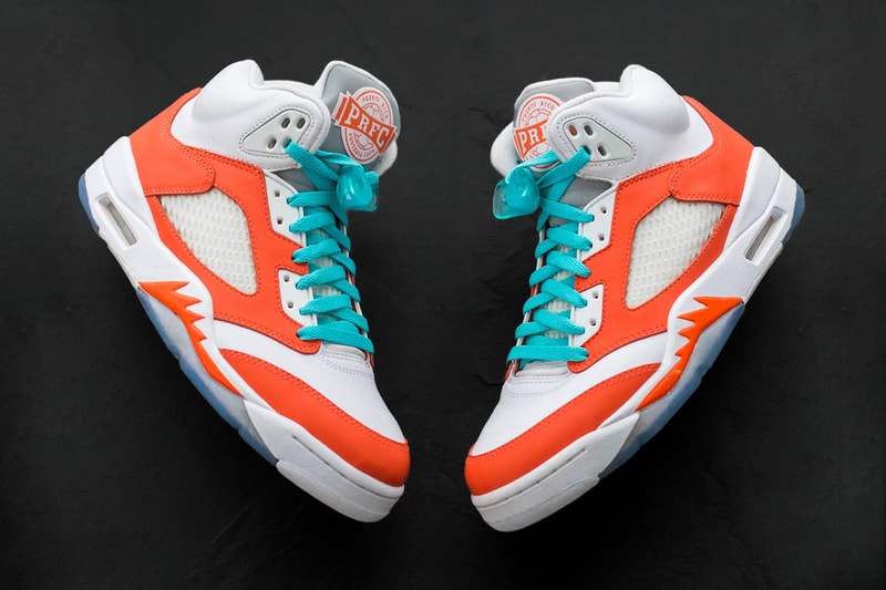 Carmelo Anthony's Air Jordan 5 PE "PRFC" | Hypebeast