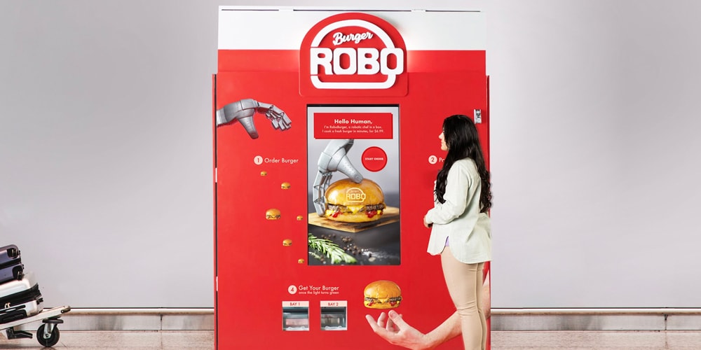 RoboBurger, World's First Burger Vending Machine | Hypebeast
