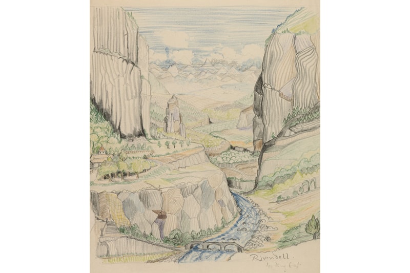 J.R.R. Tolkien Art Website Lord of the Rings Maps | Hypebeast