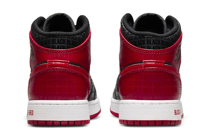 Air Jordan 1 Mid GS "Bred" Official Look | Hypebeast
