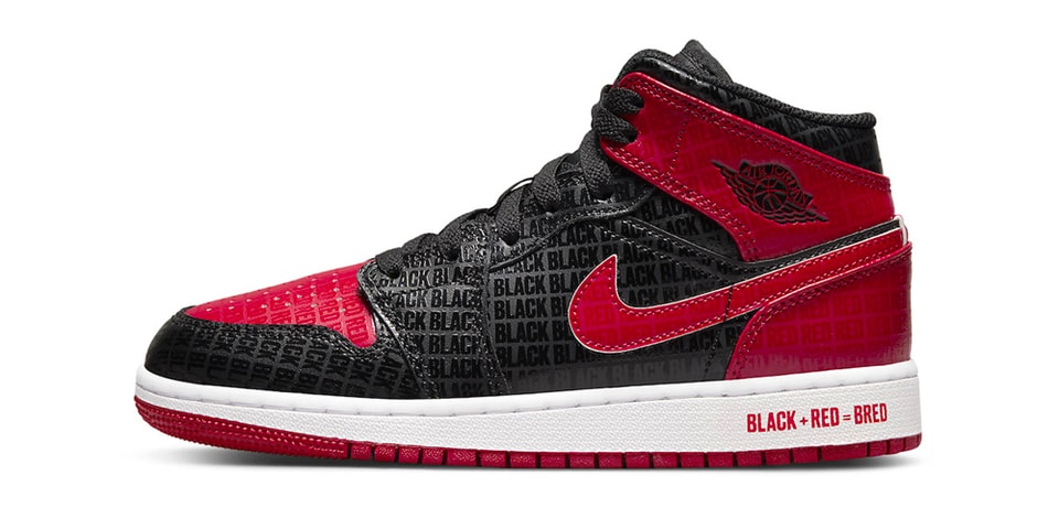 Air Jordan 1 Mid GS "Bred" Official Look | HYPEBEAST
