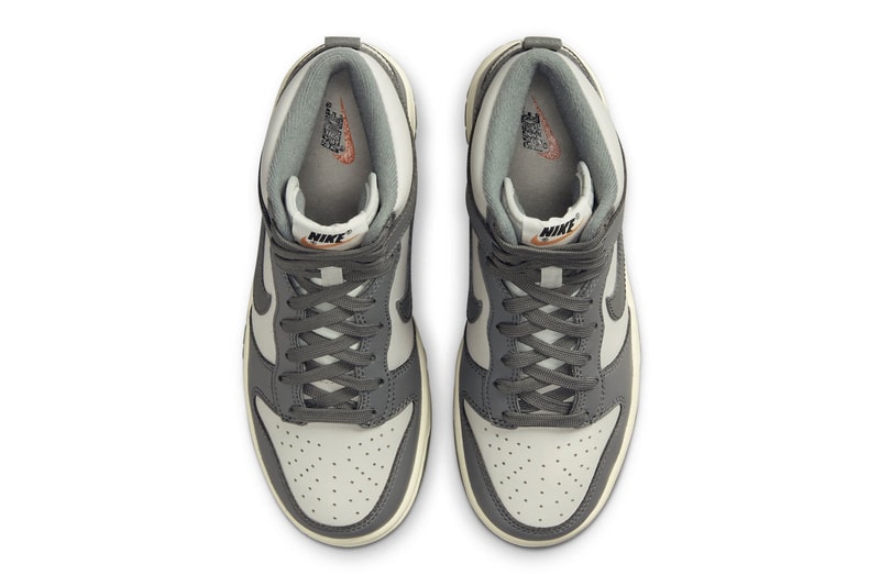 Official Images of Nike Dunk High in Dual Grey Tones | Hypebeast