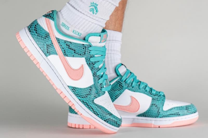 Nike Dunk Low "Snakeskin" On-Foot Look | Hypebeast