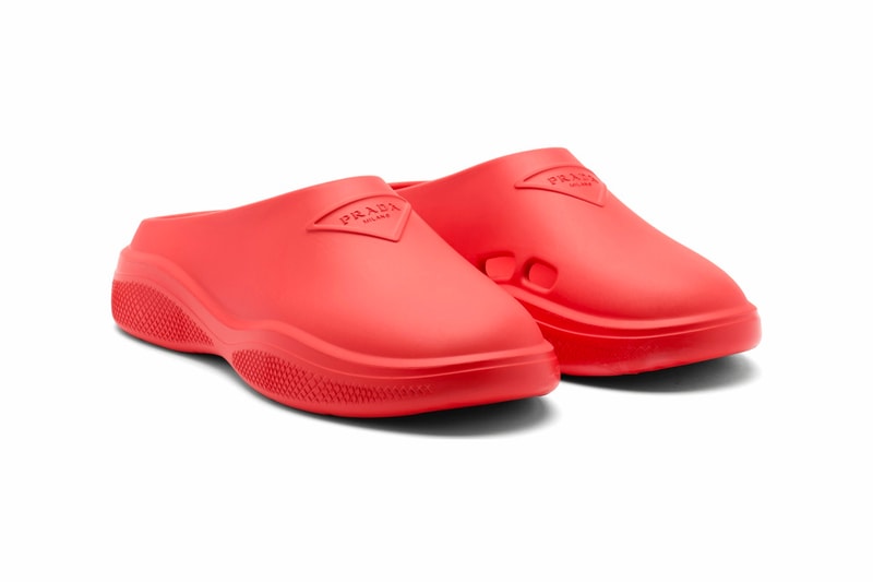 Prada’s Foam Rubber Mules Elevates Cozy Footwear | Hypebeast