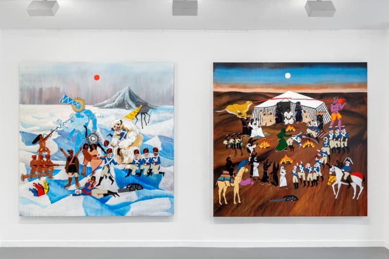 Umar Rashid Almine Rech Paris 2022 Art Exhibition | Hypebeast