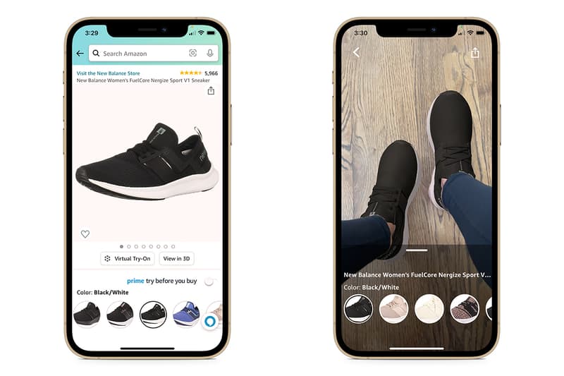 Amazon Fashion Virtual Try-On for Shoes App Shop | Hypebeast