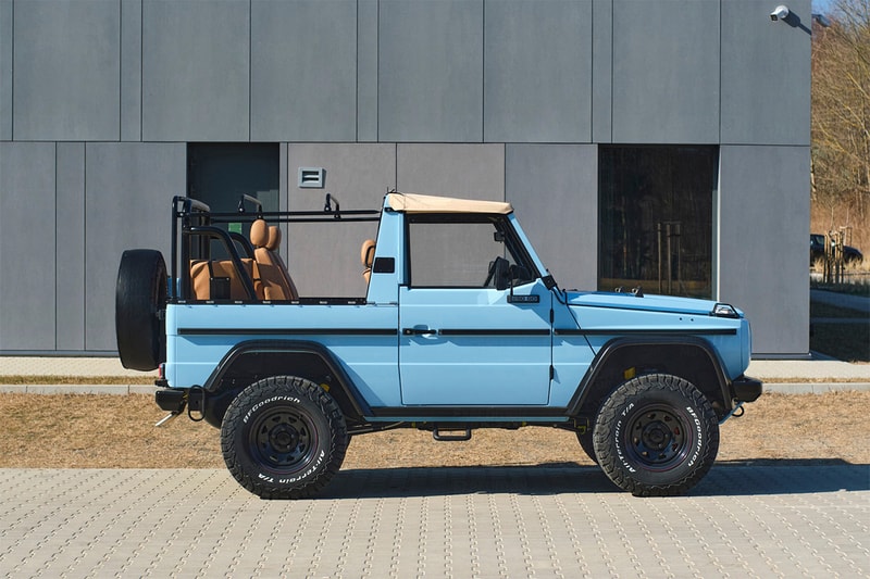 EMC Unveils Its Gulf Blue 1991 G-Wagon Resto-Mod | Hypebeast