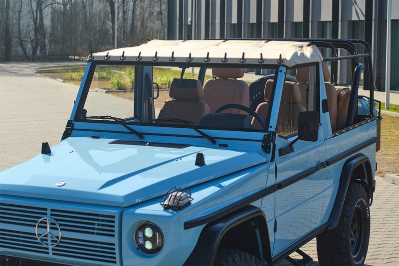 EMC Unveils Its Gulf Blue 1991 G-Wagon Resto-Mod | Hypebeast