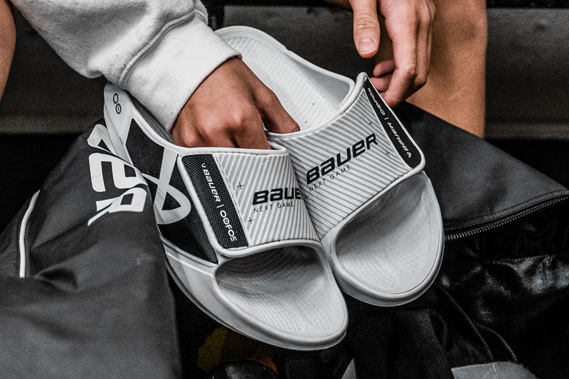 Bauer Hockey x OOFOS "NEXT GAME" Slides Collection | Hypebeast