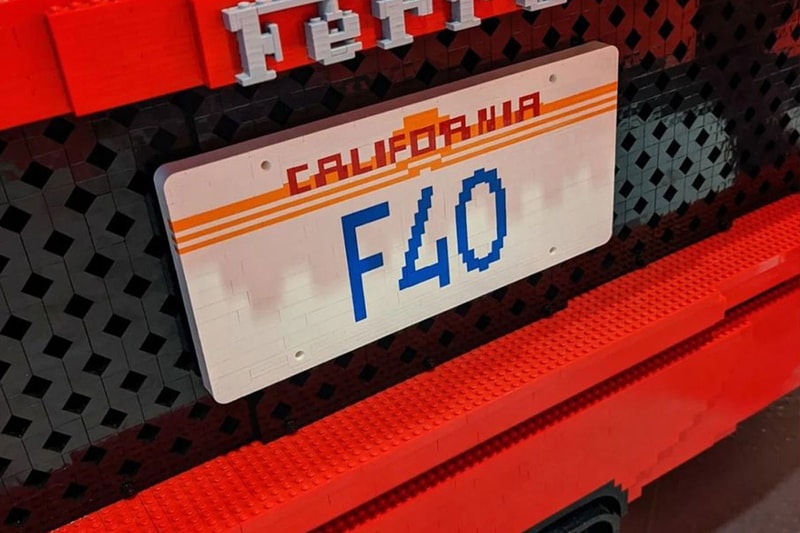Life-Sized LEGO Ferrari F40 Found at LEGOLAND California | Hypebeast