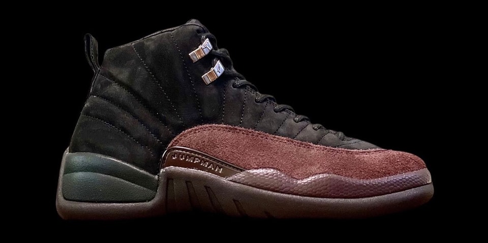 A Ma Maniére x Air Jordan 12 "Black" Closer Look | HYPEBEAST