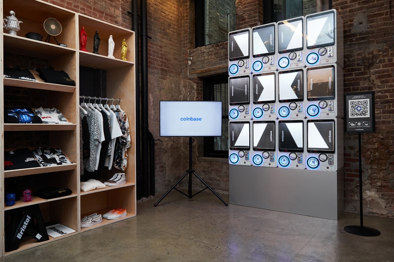 Coinbase Gashapon Machine HBX Store 41 Division | Hypebeast