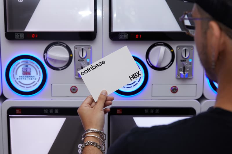 Coinbase Gashapon Machine HBX Store 41 Division | Hypebeast
