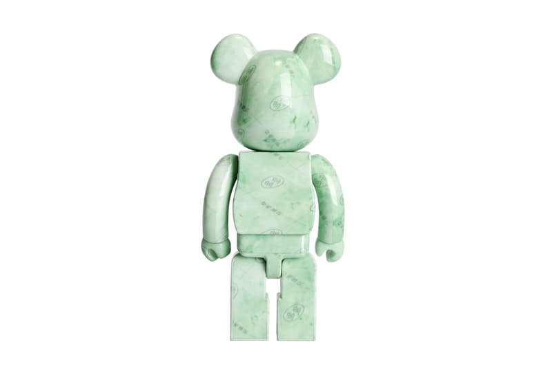 다다DADA多多's Debut BE@RBRICK Figures Arrive in Watermarked Jade | HYPEBEAST
