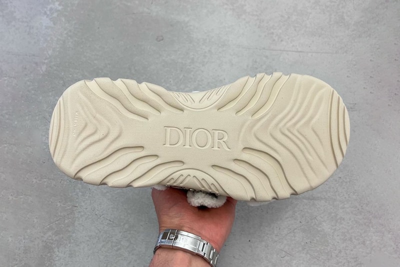 Thibo Teases Cactus Jack x Dior Sherpa Slides | Hypebeast