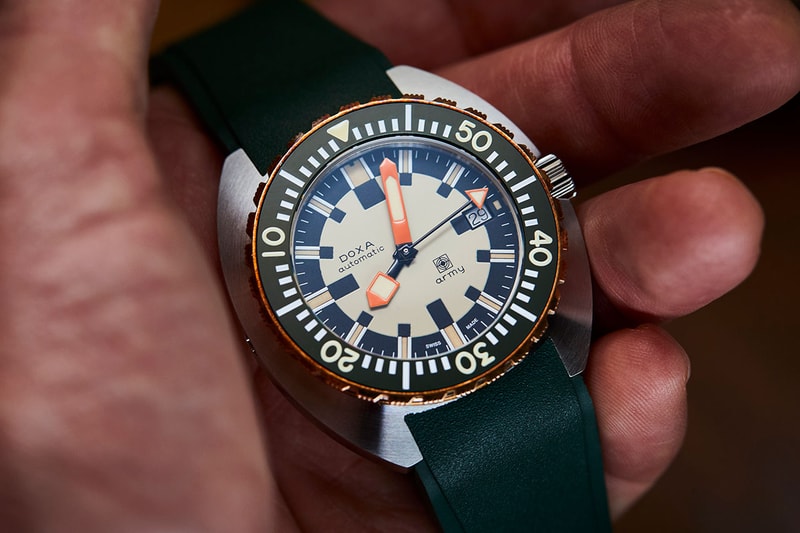 DOXA Reintroduces Stainless Steel Army Dive Watch | Hypebeast