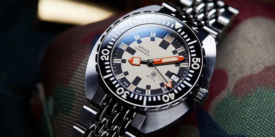 DOXA Reintroduces Stainless Steel Army Dive Watch | HYPEBEAST