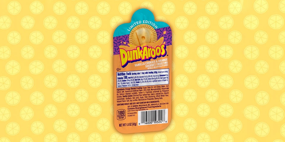 Dunkaroos Drops Limited Edition Orange Sherbert Flavor | Hypebeast
