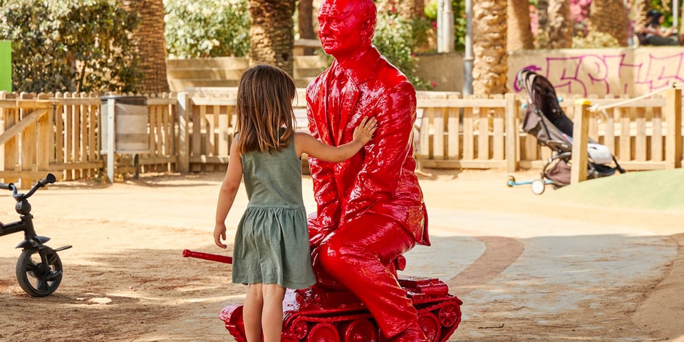 James Colomina Vladimir Putin Red Statue Art New York | HYPEBEAST