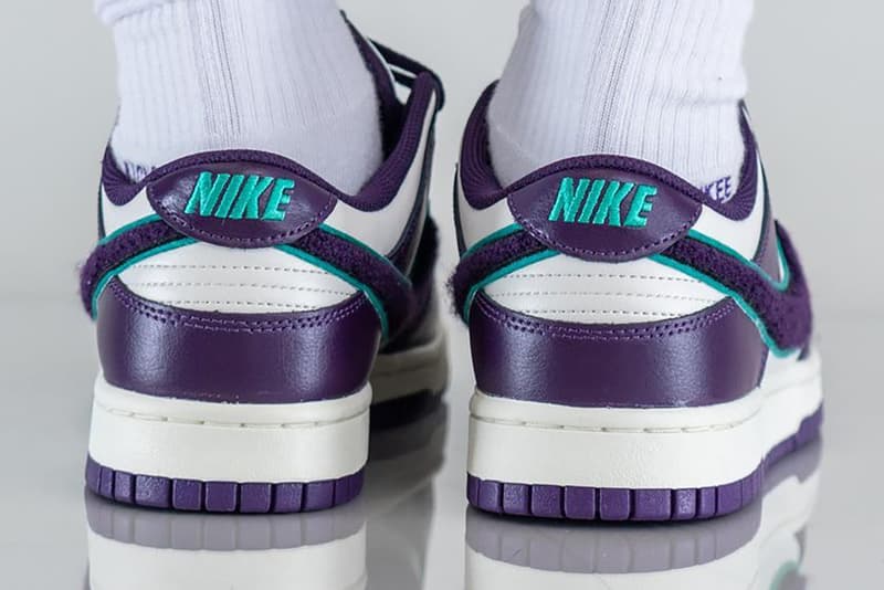 Nike Dunk Low Chenille Swoosh Grand Purple DQ7683-100 | Hypebeast