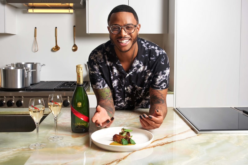 Champagne Brand G.H.Mumm Teams With Chef Kwame Onwuachi | Hypebeast